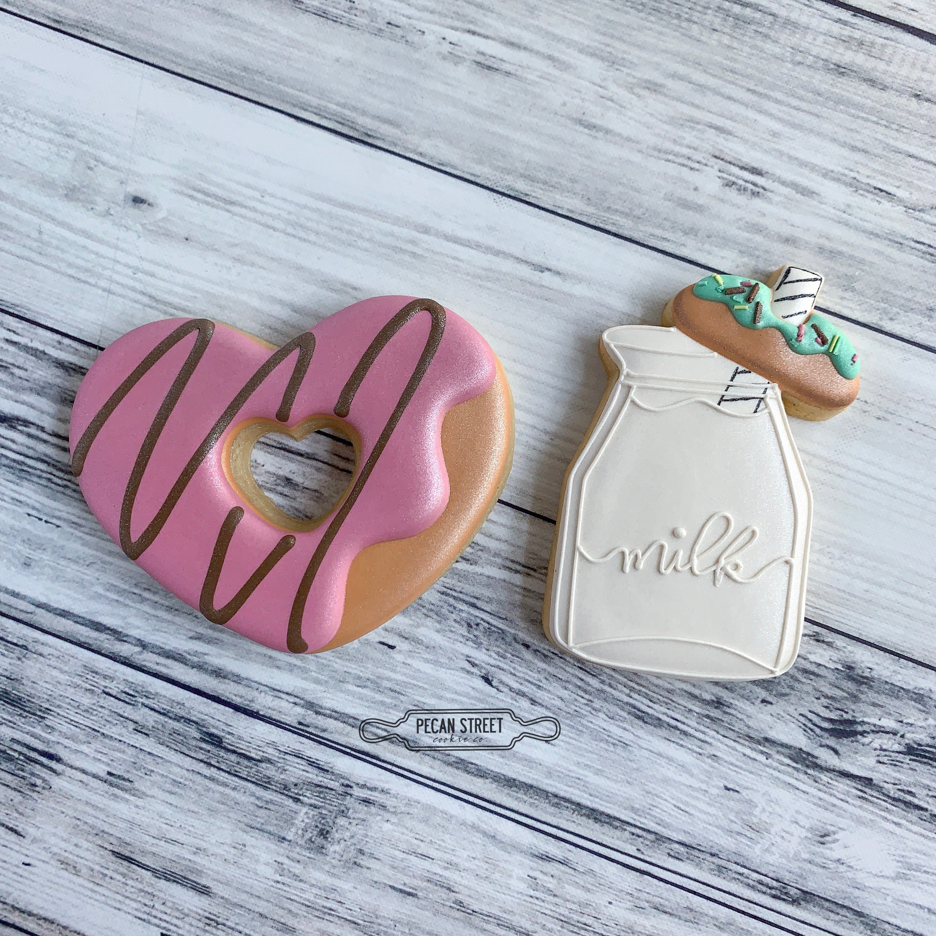 Heart Donut Cookie Cutter – Pecan Street Cookie Co.