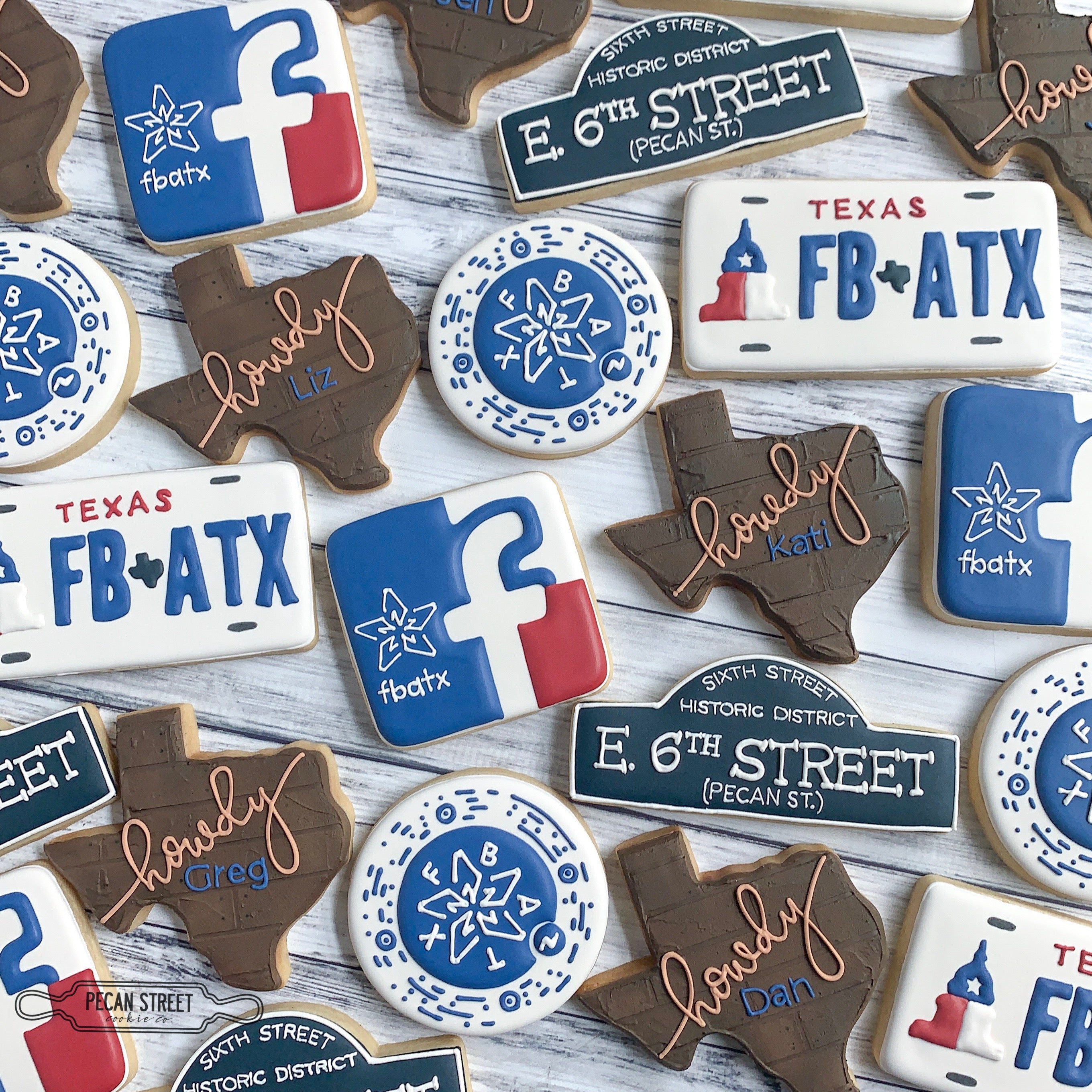 6th Street Sign Cookie Cutter – Pecan Street Cookie Co.