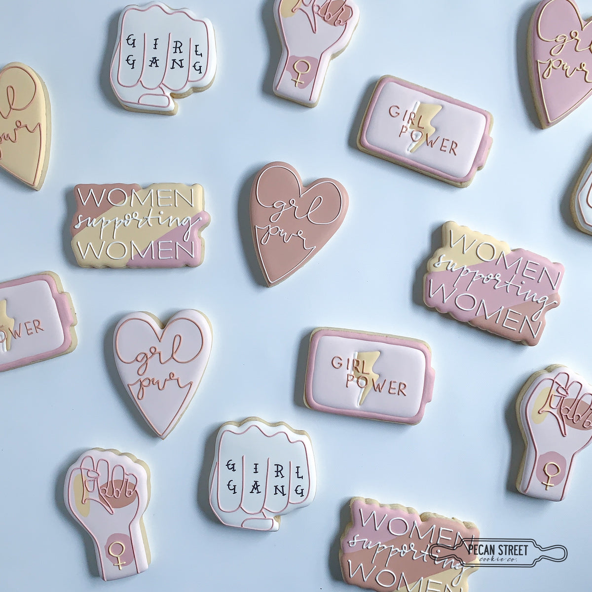Girl Power Battery Cookie Cutter – Pecan Street Cookie Co.