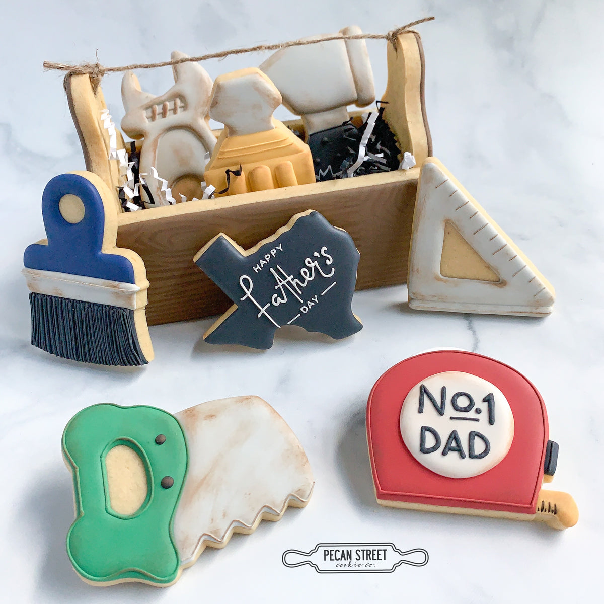 Tool Box 2-Piece Cookie Cutter Set – Pecan Street Cookie Co.